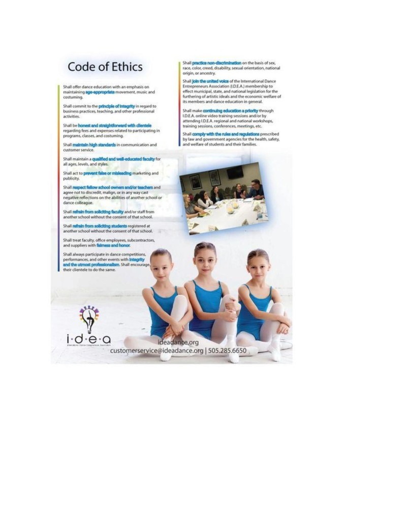 Westbrook Dance Academy Affiliations. | Westbrook Dance Academy